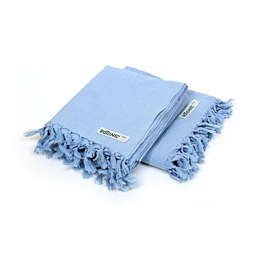 Buy Botonic Matty Bath Towel - Clitoria Blue Color (For Men) Online at ...