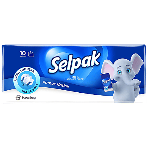 Buy Selpak Classic Pocket Hanky Tissue 10 Pcs Pouch Online At Best ...