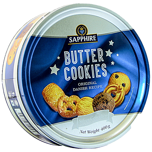 Buy Sapphire Butter Cookies Gold Collection Original Danish Recipe 400 ...
