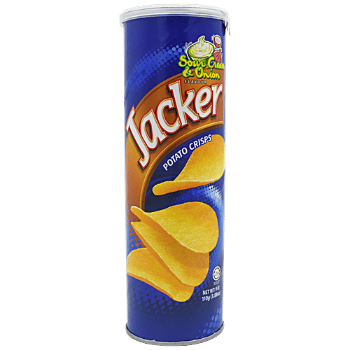Buy Jacker Potato Chips Sour Cream Onion Flavor 110 Gm Online at the ...