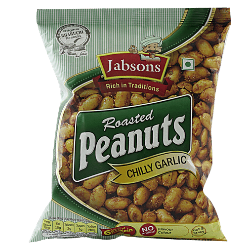 Buy Jabsons Roasted Peanuts Chilly Garlic 150 Gm Pouch Online at the ...
