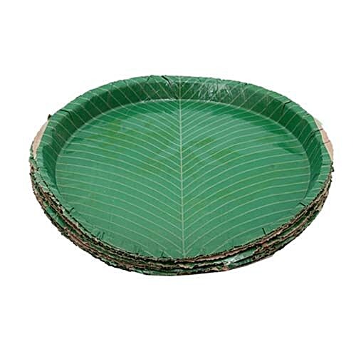 Buy Re Paper Plate Green 36 Cm Online At Best Price of Rs null - bigbasket