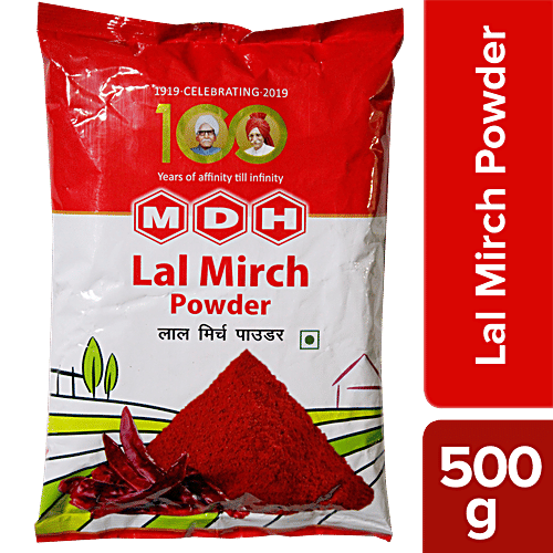 Buy Mdh Powder Lal Mirch 500 Gm Pouch Online At Best Price of Rs 275 ...