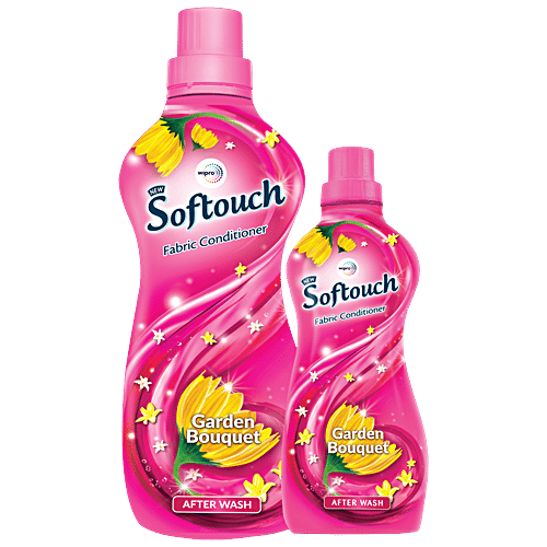 Buy Wipro Softouch Fabric Conditioner Garden Bouquet 800 Ml Bottle ...