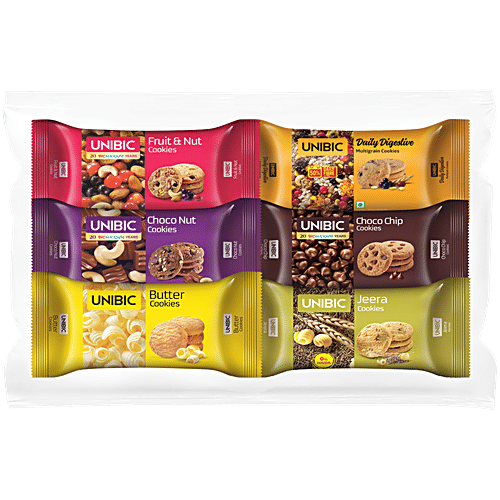 Buy Unibic Cookies Assorted Pack 450 Gm Pouch Online at the Best Price ...
