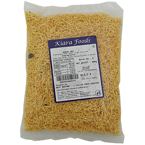 Buy Kiara Foods Namkeen Barik Sev 200 Gm Online At Best Price of Rs 60 ...