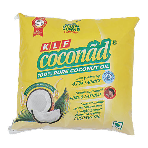 Buy Klf Coconut Oil Coconad 500 Ml Pouch Online At Best Price of Rs 162 ...