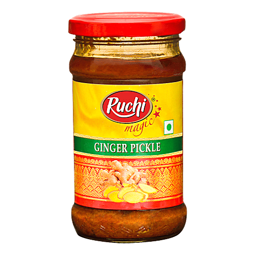 Buy Ruchi Pickle Ginger 300 Gm Bottle Online at the Best Price of Rs ...
