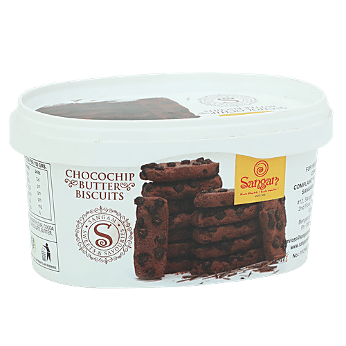 Buy Sangam Sweets Cookies Chocochip Butter Biscuits 200 Gm Online At ...