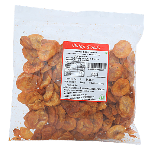 Buy Balaji Foods Chips Banana Masala 200 Gm Online At Best Price of Rs ...