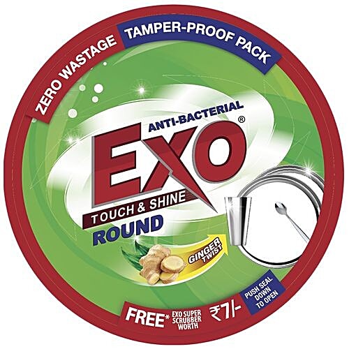 Buy Exo Dish Wash Round Anti Bacterial Withcyclozan 250 Gm Online At ...