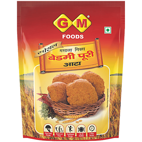 Buy Gm Foods Masala Mix Bedmi Puri Atta 500 Gm Online at the Best Price ...
