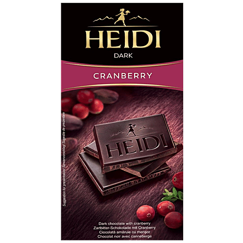 Buy Heidi Dark Chocolate - With Cranberry 80 gm Online at Best Price ...