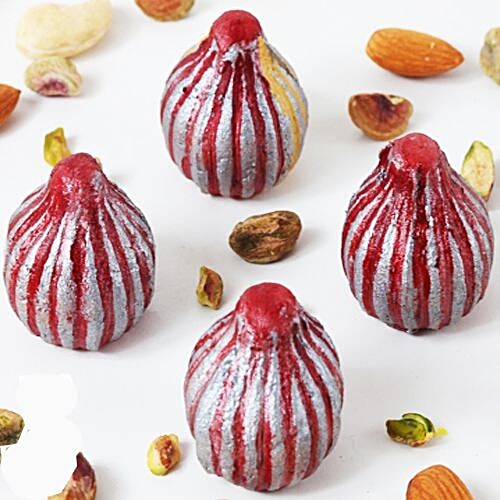 Buy Ghasitaram Gifts Silver Glittering Modak Online at Best Price of Rs ...