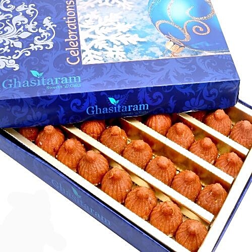 Buy Ghasitaram Gifts Sugarfree Mathura Mawa Modak 500 Gm Online at the ...