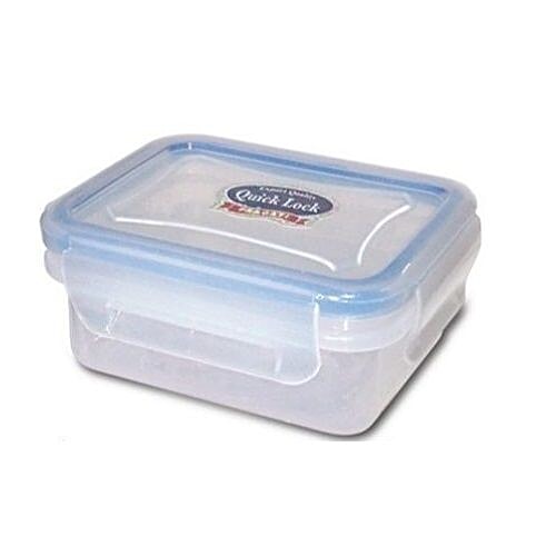 Buy Quick Lock Rectangle Shape Lunch Box 150 Ml Online at the Best ...