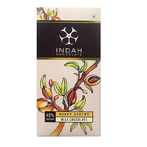 Buy Indah Milk Chocolate - Roast Almond Online at Best Price of Rs null ...