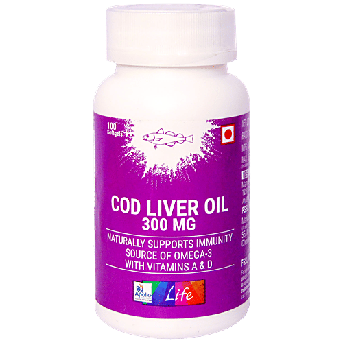 Buy Apollo Pharmacy Capsules - Cod Liver Oil, APC0049 Online at Best ...