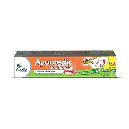 Buy Apollo Pharmacy Toothpaste Ayurvedic Complete Dental Care Apt0036 ...
