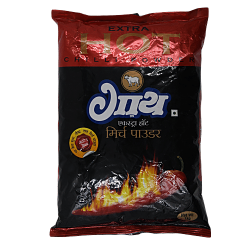 Buy Gaay Chhap Extra Hot Chilli Powder 1 Kg Online at the Best Price of ...
