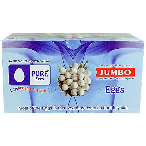 Buy Pure Eggs Jumbo 6 Pcs Online at the Best Price of Rs 70 - bigbasket