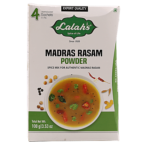 Buy Lalahs Madras Rasam Powder 100 Gm Online at the Best Price of Rs ...