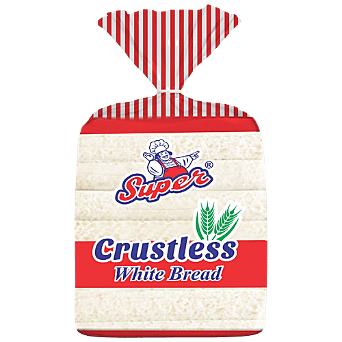 Buy Super Crustless White Bread 300 Gm Online at the Best Price of Rs ...