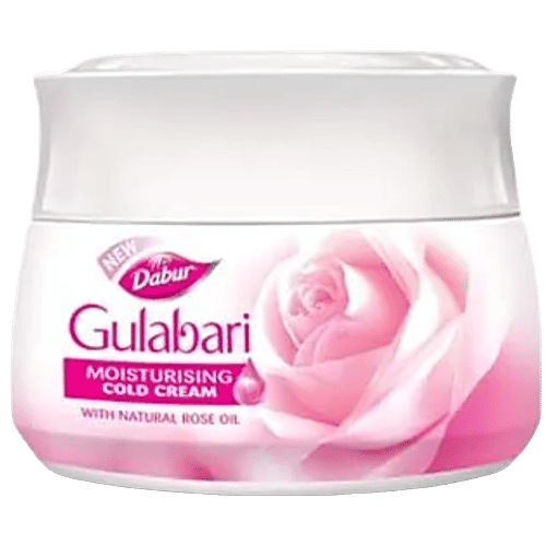 Buy Dabur Gulabari Moisturising Cold Cream Skin Moisturiser Free Rose ...