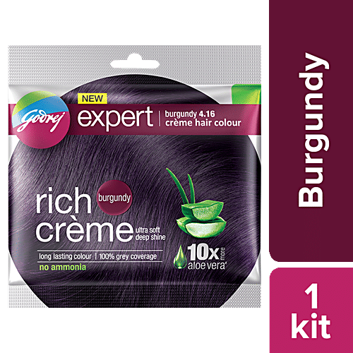 Buy Godrej Expert Rich Creme Hair Colour Burgundy No 416 20 Gm 20 Ml ...