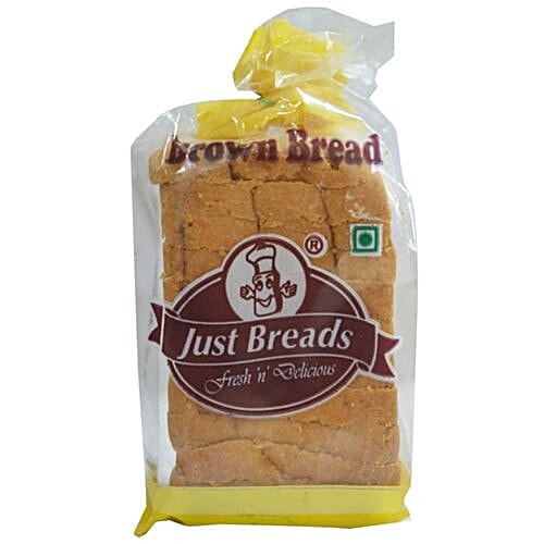Buy Just Breads Bread Brown 200 Gm Online at the Best Price of Rs 50 ...