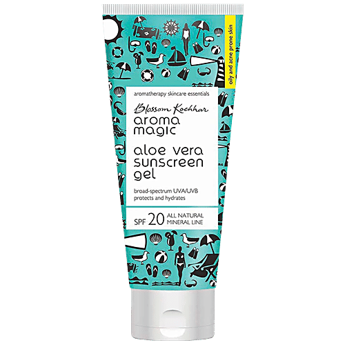 Buy Aroma Magic Aloe Vera Sun Screen Gel Spf 20 50 Ml Online at the ...