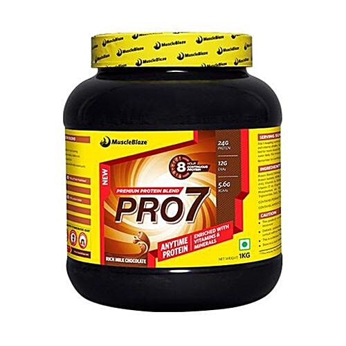Buy MuscleBlaze PRO7 Protein Blend - Rich Milk Chocolate Online at Best ...