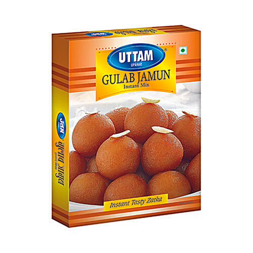 Buy Uttam Instant Mix Gulab Jamun 400 Gm Online at the Best Price of Rs ...