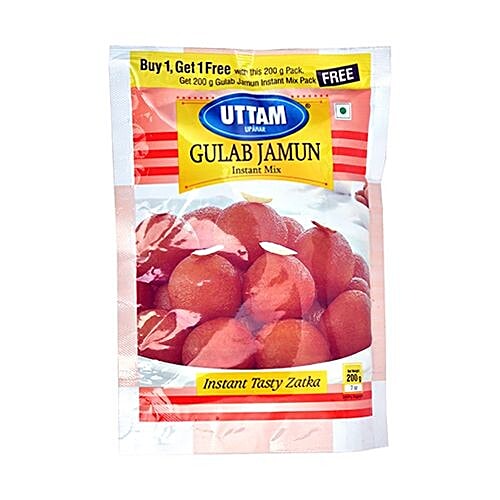 Buy Uttam Instant Mix Gulab Jamun 200 Gm Online at the Best Price of Rs ...