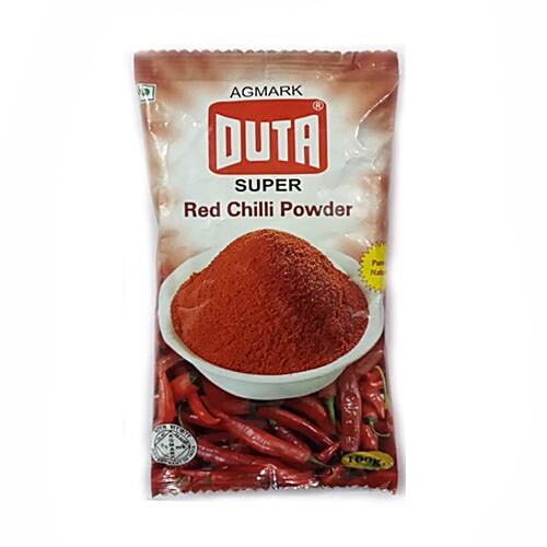 Buy Duta Super Powder Red Chilli 100 Gm Online at the Best Price of Rs ...