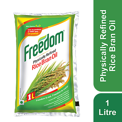 Buy Freedom Rice Bran Oil Physically Refined 1 Ltr Online at the Best Price of Rs 143 - bigbasket