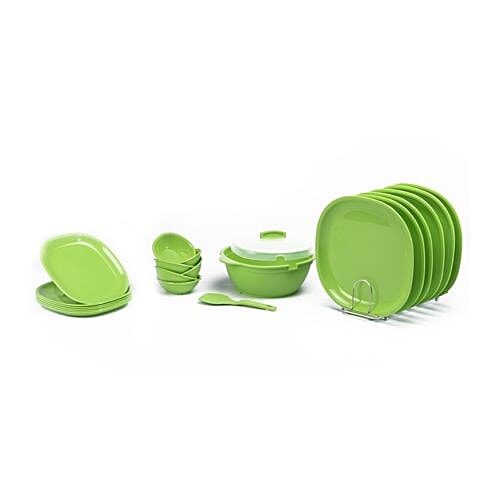 Buy Signoraware Dinner Set Square - Green 206 Online at Best Price of ...