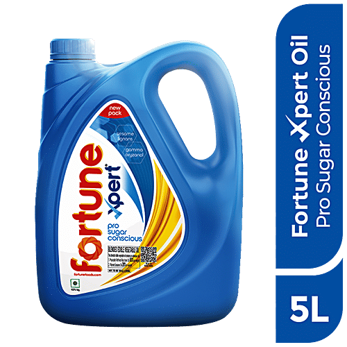 Buy Fortune Xpert Pro Sugar Conscious Edible Oil 5 Ltr Jar Online at ...