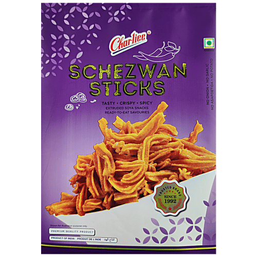 Buy Charlie Namkeen Schezwan Sticks 180 Gm Online at the Best Price of ...