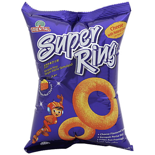 Buy Oriental Snacks Super Rings Cheese Flavoured 1 Pc Pouch Online At ...