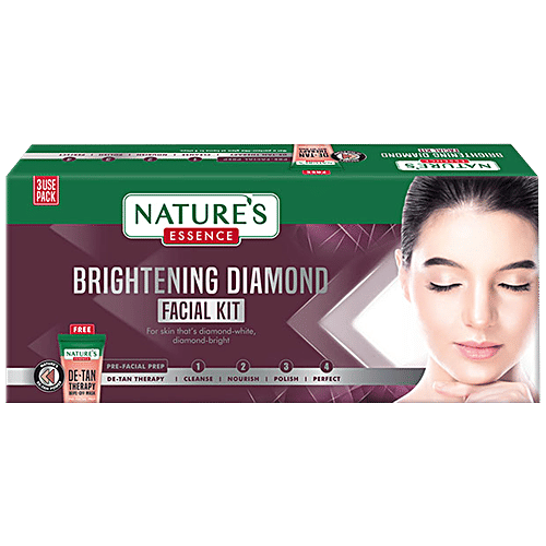 Buy Natures Essence Brightening Diamond Facial Kit - Provides Radiant Skin Online at Best Price ...