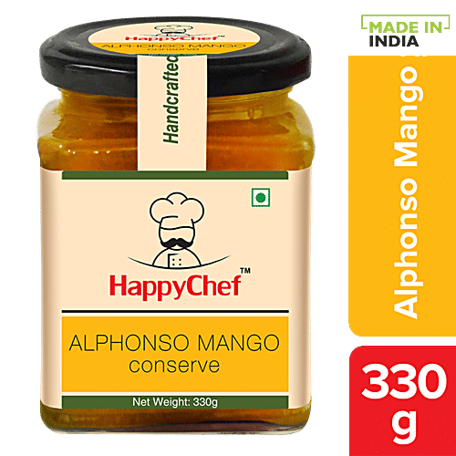 Buy Happy Chef Conserve Alphonso Mango 330 Gm Online At Best Price of ...