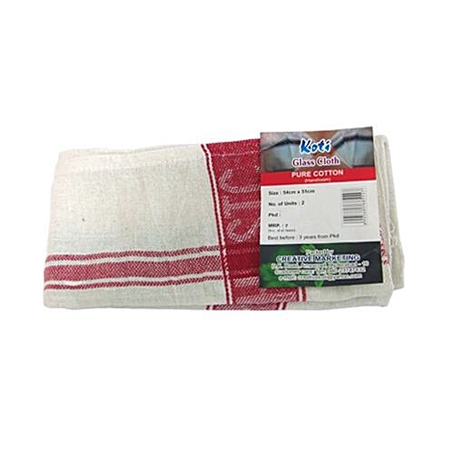 Buy Koti Glass Cloth Online at Best Price of Rs 65 - bigbasket