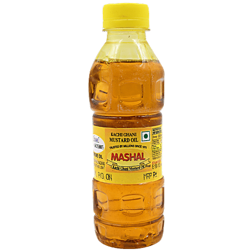 Buy Mashal Mustard Oil 200 Ml Online at the Best Price of Rs 39.67 ...