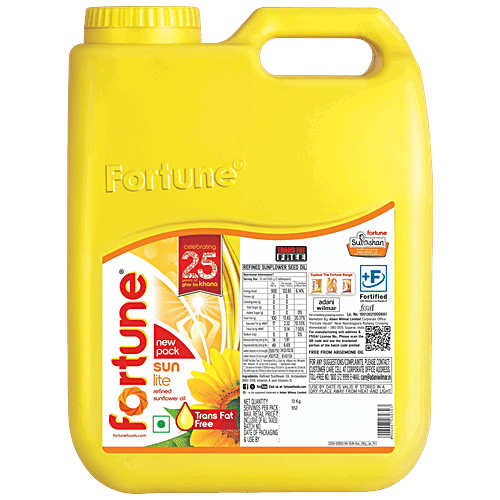 Buy Fortune Refined Sunflower Oil 15 Ltr Online at the Best Price of Rs ...