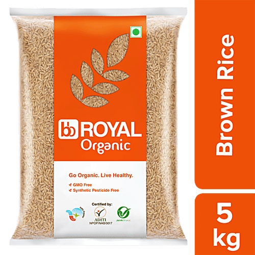 Buy Bb Royal Organic Brown Rice 5 Kg Online At Best Price of Rs 461.25 ...