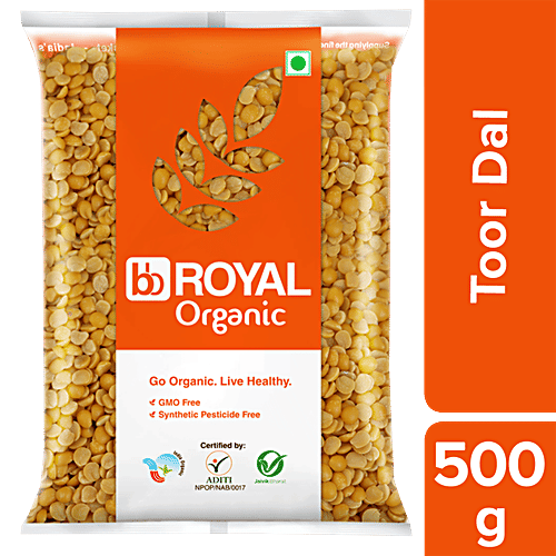 Buy Bb Royal Organic Turtoor Dal 500 Gm Online At Best Price of Rs 71 ...