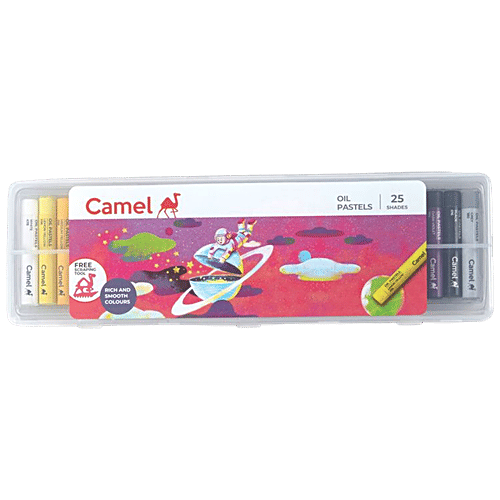 Buy Camlin Oil Pastel 25 Shades 1 Pc Online at the Best Price of Rs 115 ...