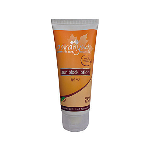 Buy Aaranyaa Aaranyaa Sun Block Lotion Spf 40 100 Gm Online at the Best ...