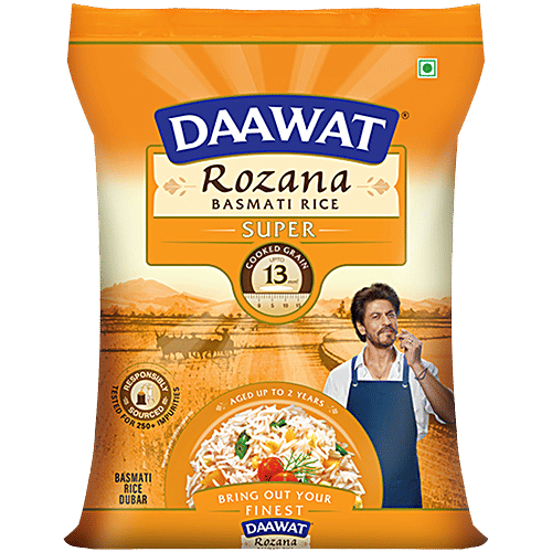 Buy Daawat Basmati Rice - Rozana Super 90 5 kg Online at Best Price. of ...
